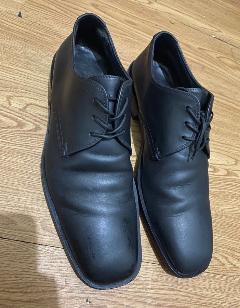HUGO BOSS DERBY SHOES, Fesyen Pria, Sepatu , Sepatu Formal di Carousell