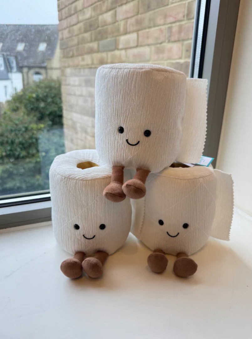 Jellycat紙巾 廁紙｜Amuseables Toilet Roll｜英國代購 ｜全新有牌 女朋友禮物 生日禮物 白色情人節, 興趣及遊戲 ...