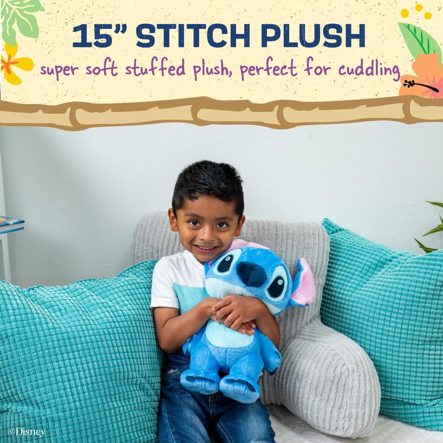 KIDS PREFERRED Disney Baby Stitch Stuffed Animal Plush, 15 Inches,79842 ...