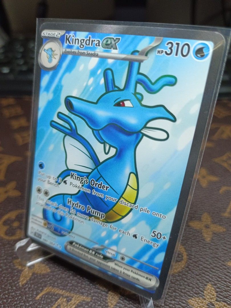 Kingdra ex - 080/064 Full Art Secret Rare Shrouded Fable Pokemon Card 2024, Hobbies & Toys, Toys ...