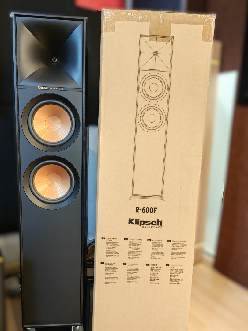 Klipsch R-600F Floorstanding Speaker (Pair), Audio, Soundbars, Speakers ...