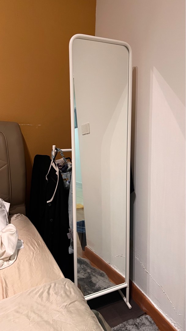 Knapper stand mirror IKEA white, Furniture & Home Living, Home Decor ...