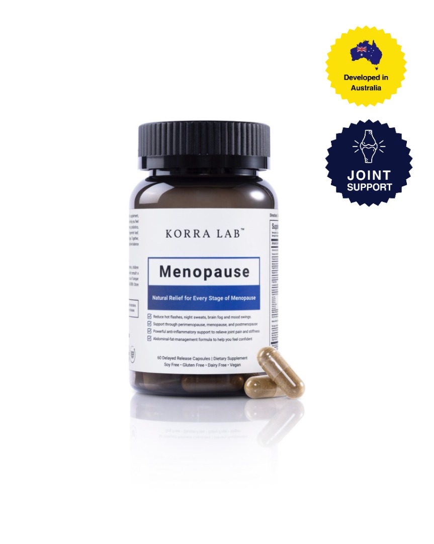 Korra Lab Menopause Supplement (For Perimenopause, Menopause and Post ...