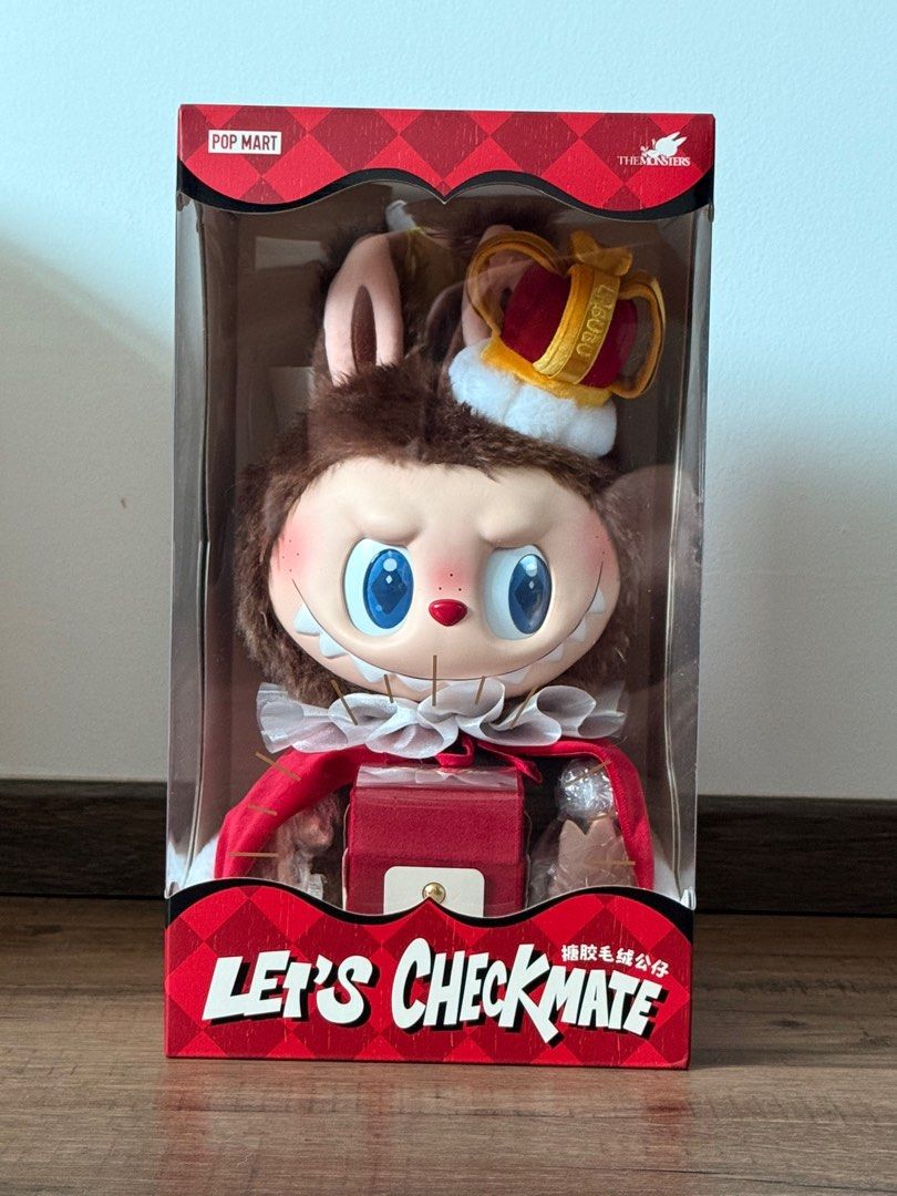 Labubu Checkmate King & Queen, Hobbies & Toys, Toys & Games on Carousell
