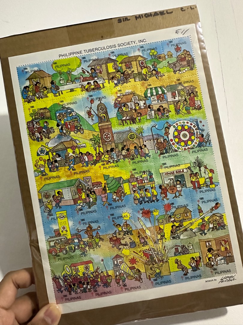 Larry Alcala Stamp by Philippine TB Society, Hobbies & Toys ...