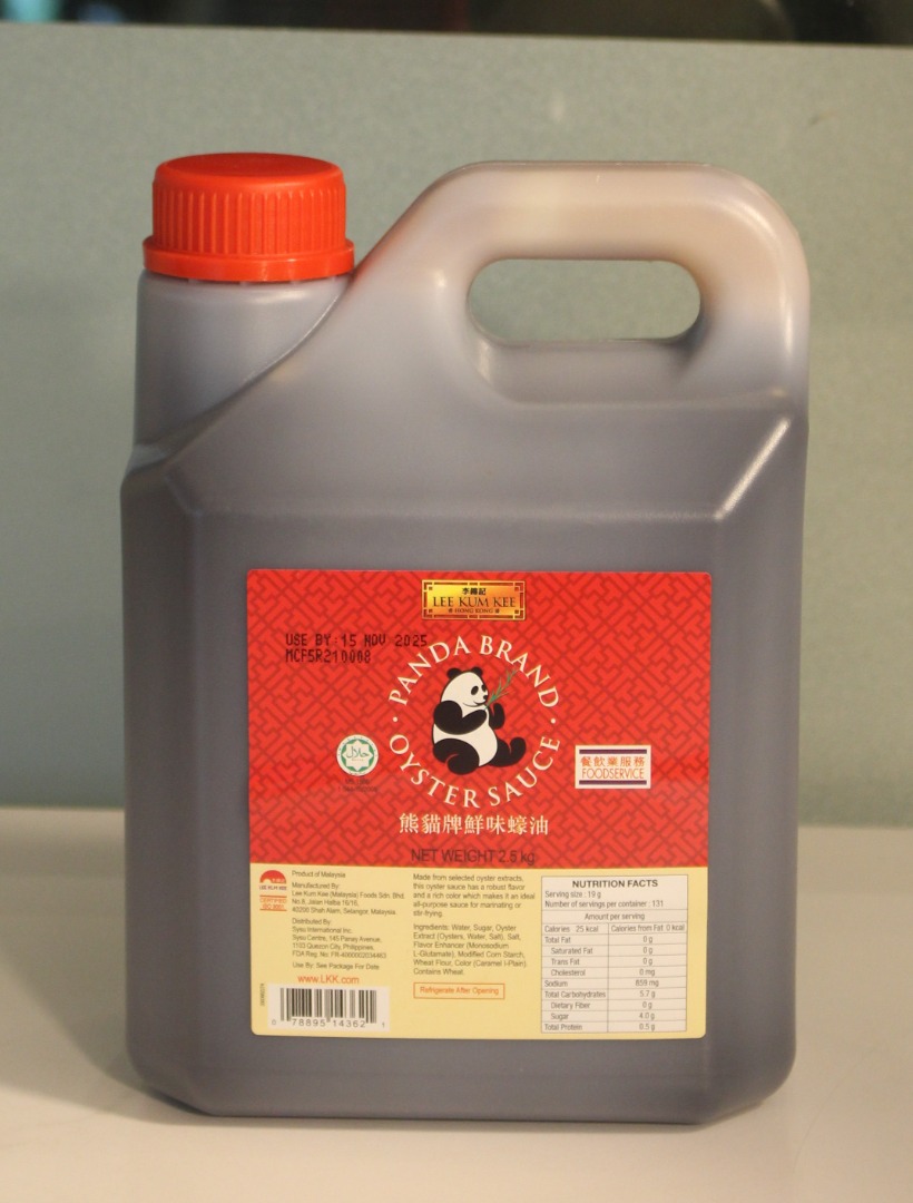 Lee Kum Kee Oyster Sauce 2.5kg, 16 jugs, [November 2025 expiry], Food & Drinks, Spice ...