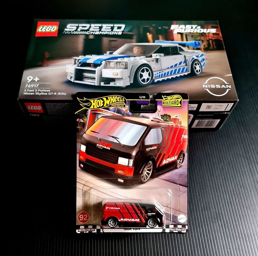 Lego Speed Champions Fast & Furious 76917 Nissan Skyline GT-R (R34 ...