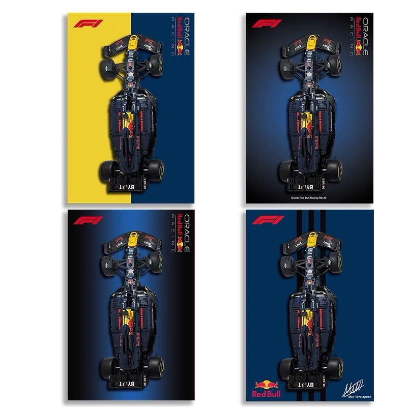 LEGO Technic Ferrari SF-24 F1 Car 42207 & Oracle Red Bull Racing RB20 ...