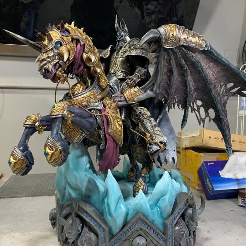 Lich King + Legendary Mount 1/5 Scale Resin Statue - Custom, Hobbies ...
