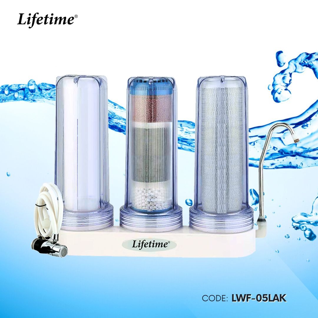 Lifetime LWF-05LAK 5 level Alkaline Water Purifier Set, Water Filter ...