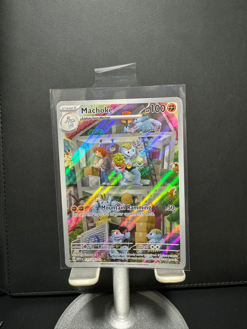 Machoke IR #177 Pokemon SV151, Hobbies & Toys, Toys & Games on Carousell