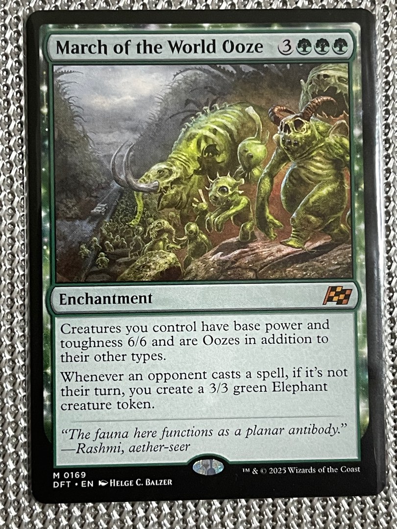 Magic the gathering Aetherdrift March of the World Ooze, Hobbies & Toys, Toys & Games on Carousell