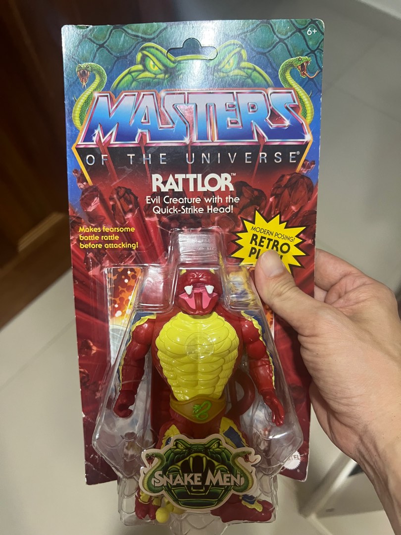 Masters of the universe origins motu rattlor he-man cartoon motu motuc ...