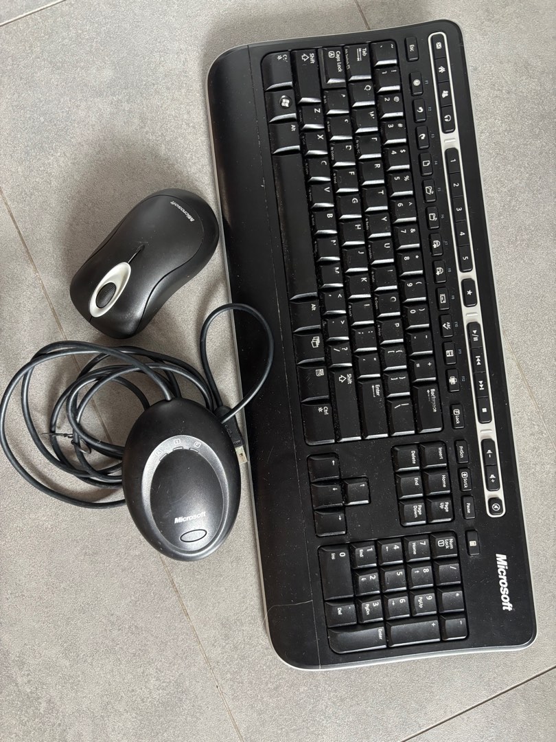 Microsoft keyboard and mouse, Computers & Tech, Laptops & Notebooks on ...