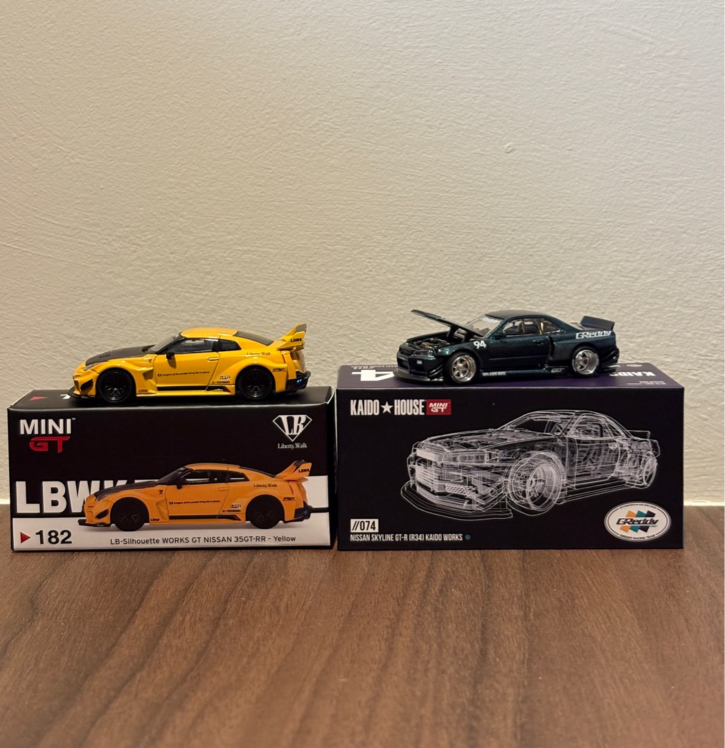 Mini Gt R35 R34 LBWK KAIDO HOUSE GTR // ERROR ITEM, Hobbies & Toys ...
