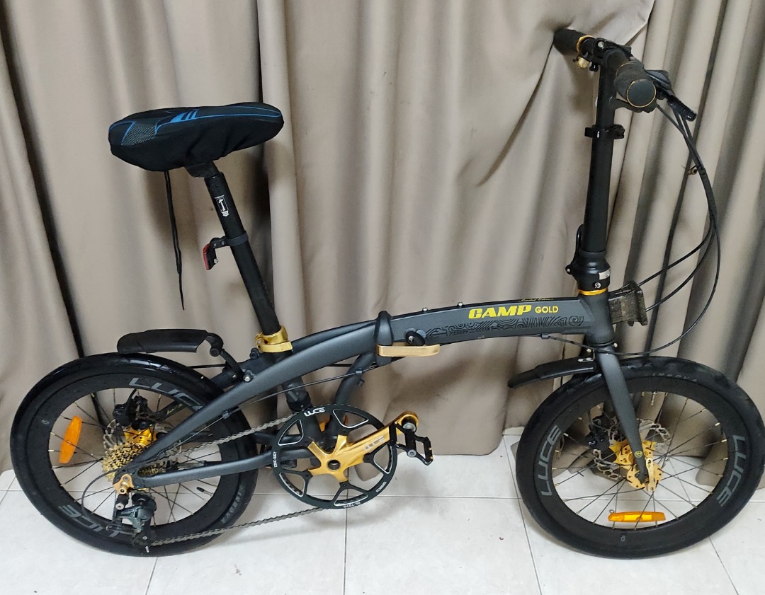 Mobot camp Gold limied edition 20 inch Foldable bicycle Not#tern#btwin# ...