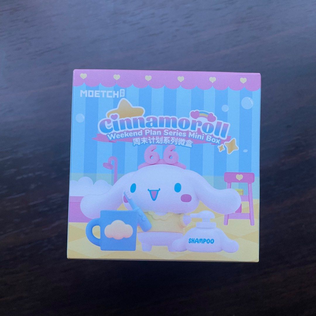 moetch official sanrio cinnamoroll weekend plan series mini box ...
