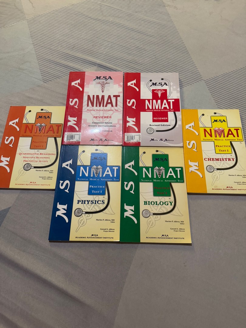 MSA NMAT REVIEWER COMPLETE SET, Hobbies & Toys, Books & Magazines ...
