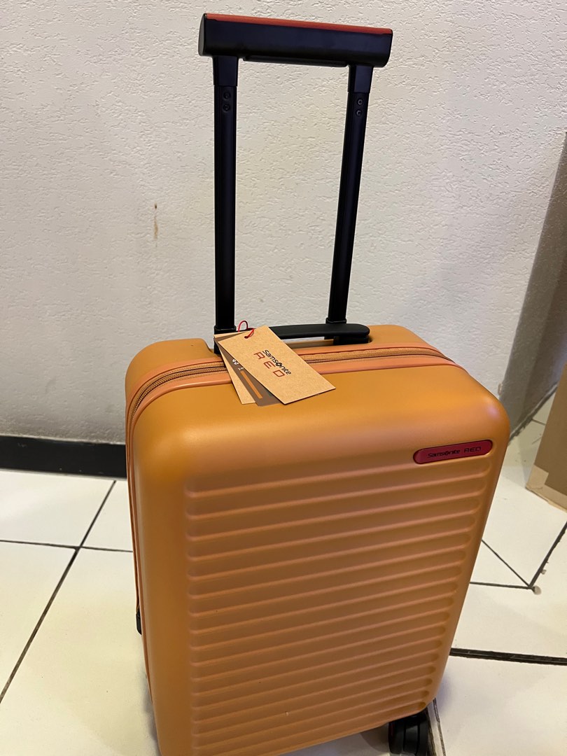 Mustard/Brown Samsonite TOIIS 55/20 Luggage, Hobbies & Toys, Travel ...