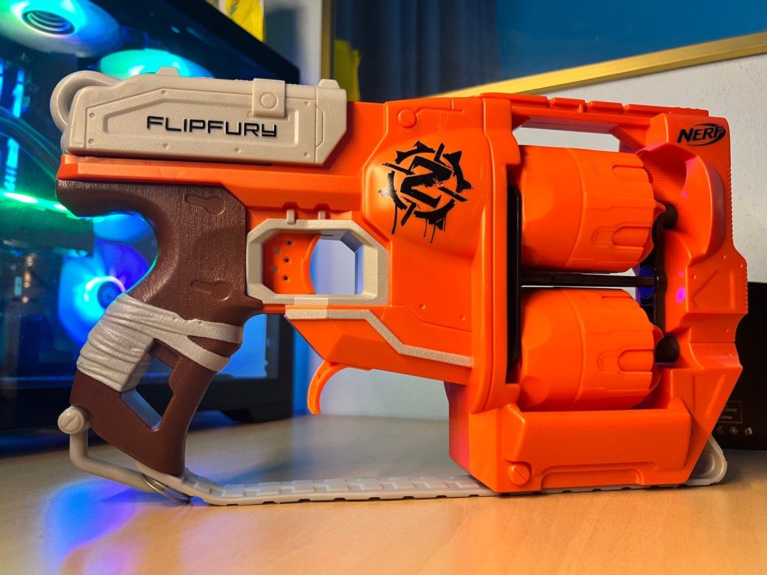 Nerf Zombie Strike Flipfury, Hobbies & Toys, Toys & Games on Carousell