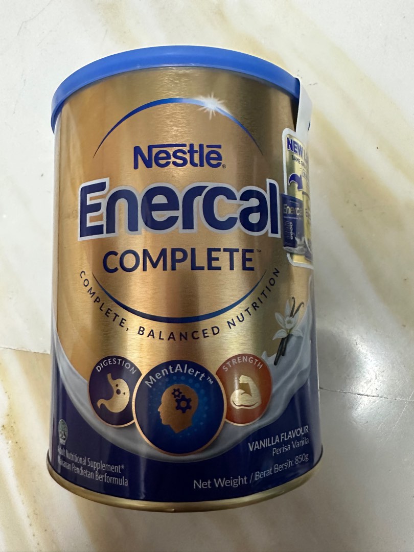 Nestle Enercal Complete 850g (NTUC), Health & Nutrition, Health ...