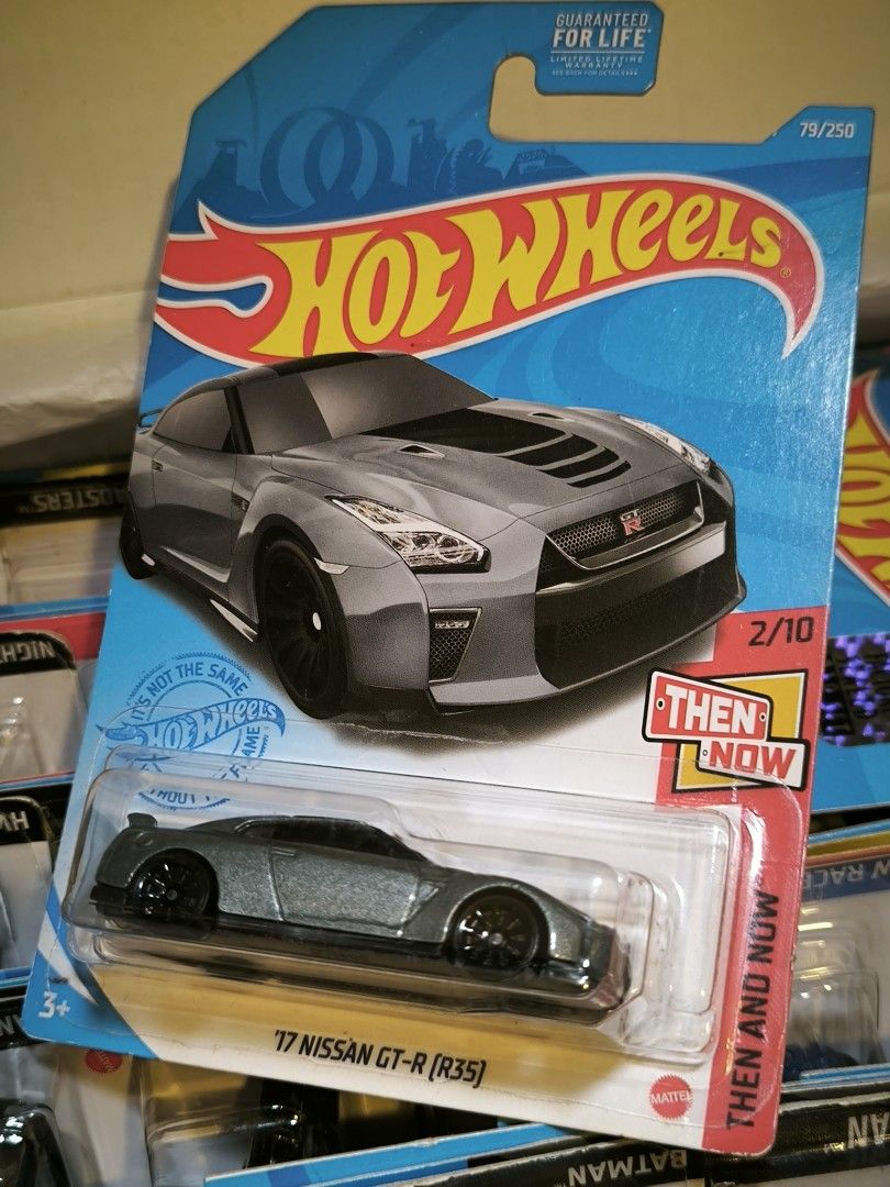 New '17 Nissan GT-R R35 Grey Silver Then And Now Hot Wheels HotWheels ...