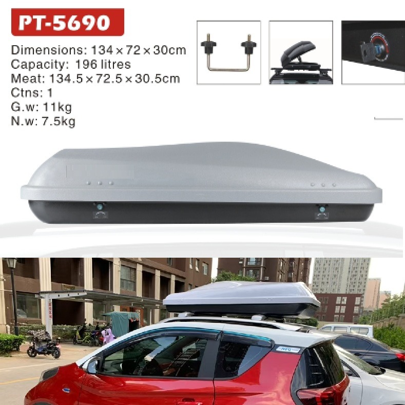 Last piece - New arrival, car roof box PT-5690 (STR-5690) Black/Black ...