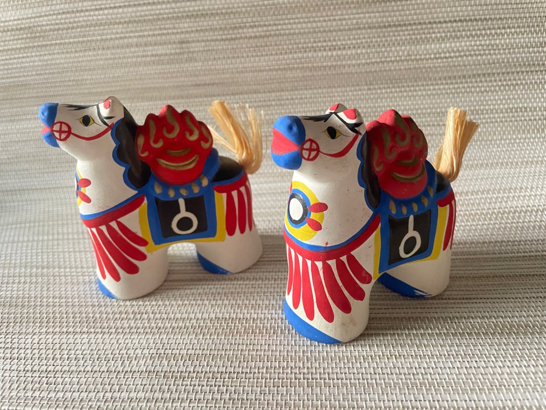 Nogomi Yotuko Inari Horse Figure Set, Furniture & Home Living, Home ...