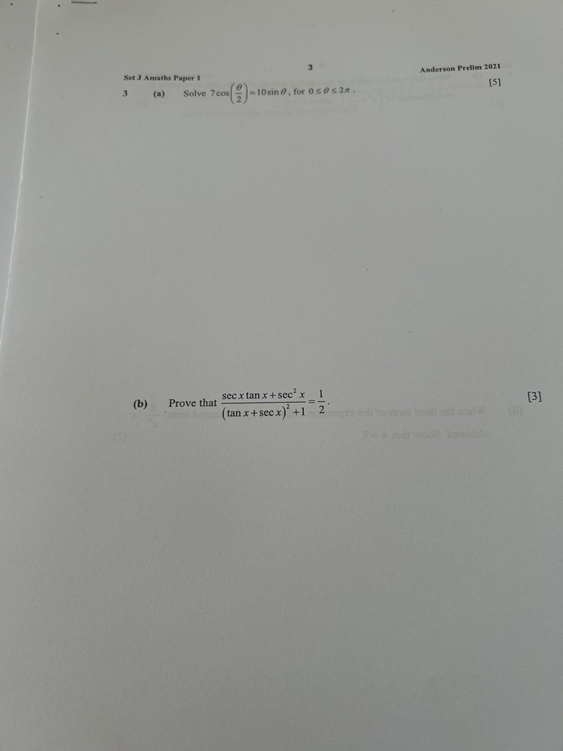 O level Assessment paper Amath & Emath, Hobbies & Toys, Books ...