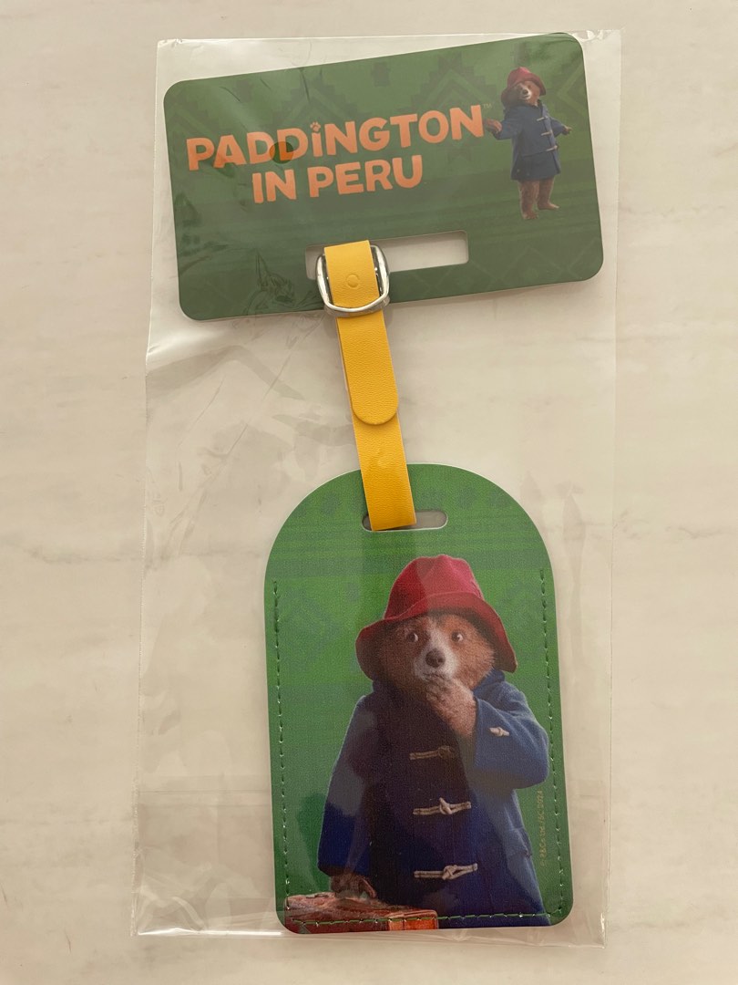 Paddington In Peru luggage tag, Hobbies & Toys, Travel, Travel ...
