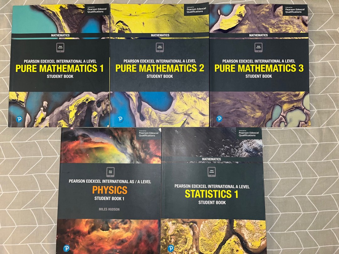 Pearson Edexcel International A Level Pure Mathematics 1,2&3, Physics ...