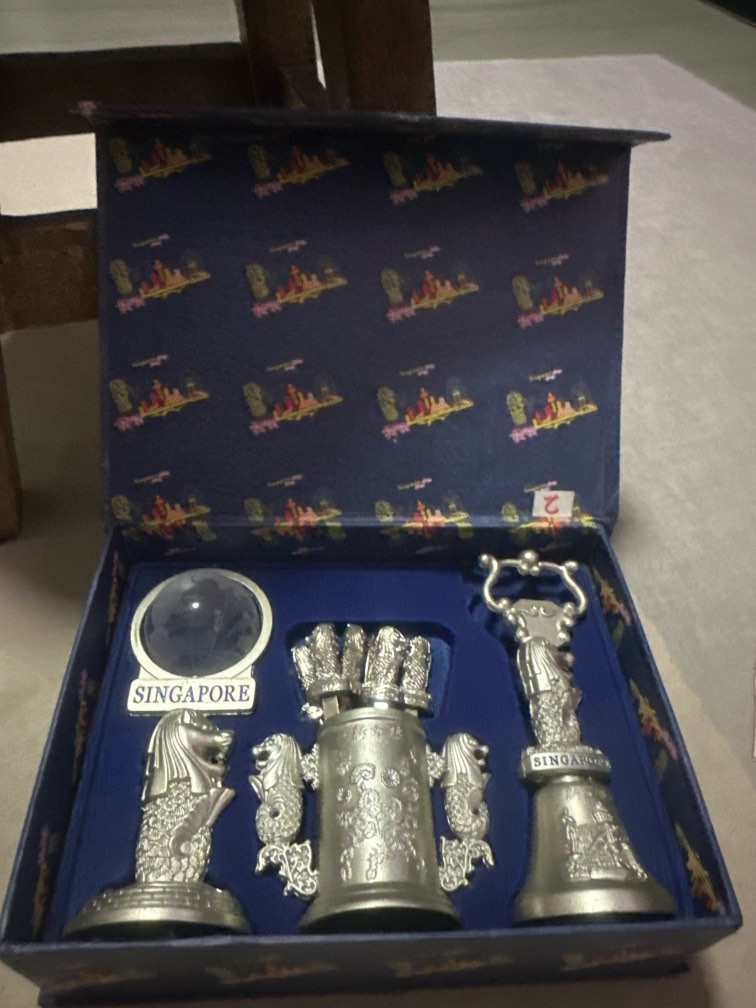 Pewter ware from Singapore Merlion collectibles, Everything Else on ...