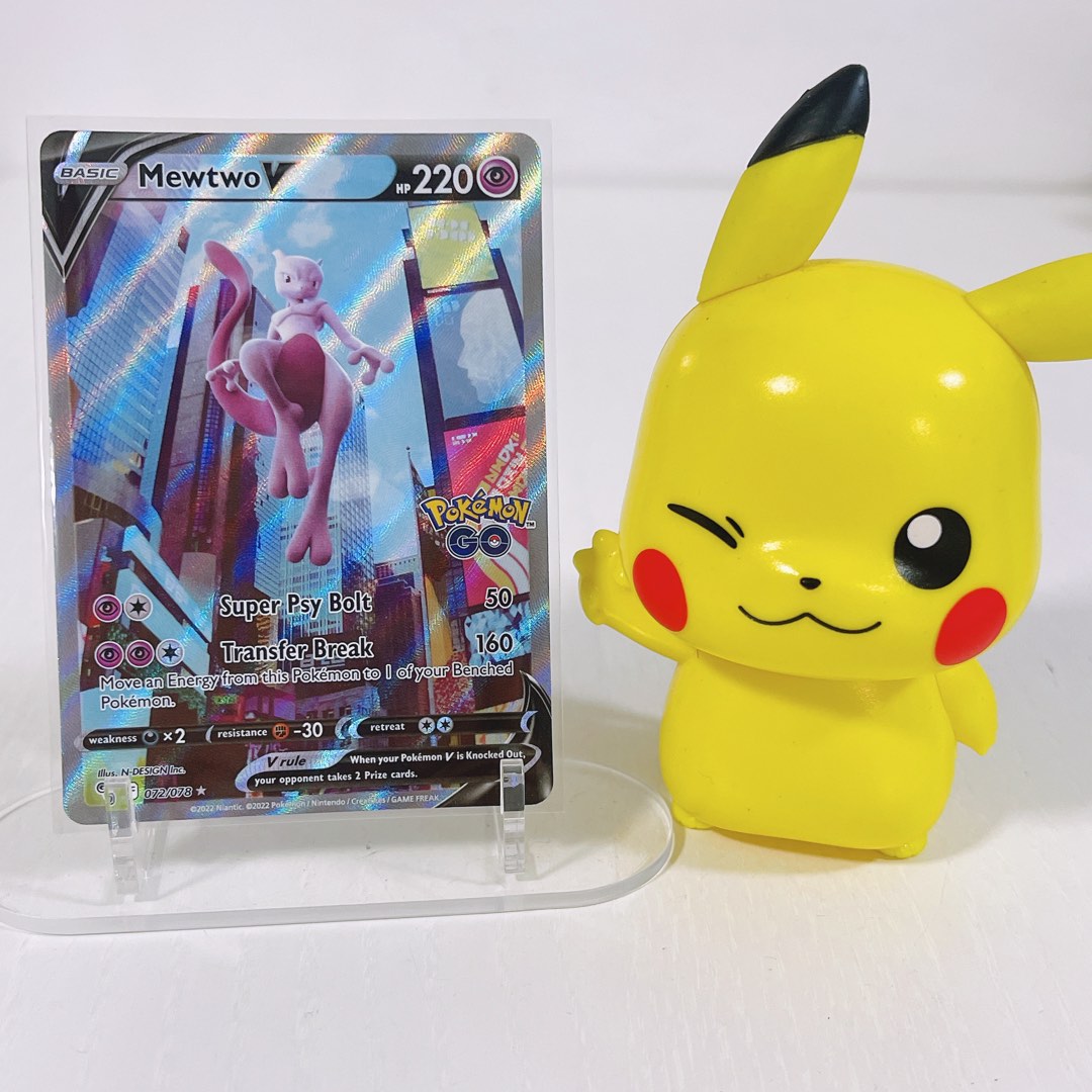 Pokemon Go Card Game TCG - Mewtwo V Alternate Art - 72/78 AA, Hobbies ...