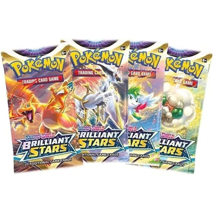 Pokemon TCG: Brillant Star Booster Packs Break from UPC, Hobbies & Toys ...