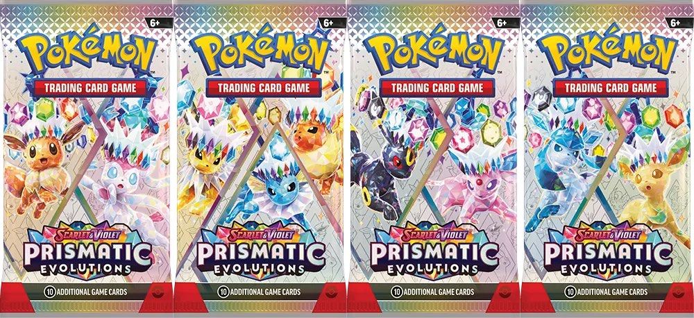 Pokemon TCG Prismatic Evolutions Pack, Hobbies & Toys, Toys & Games on ...