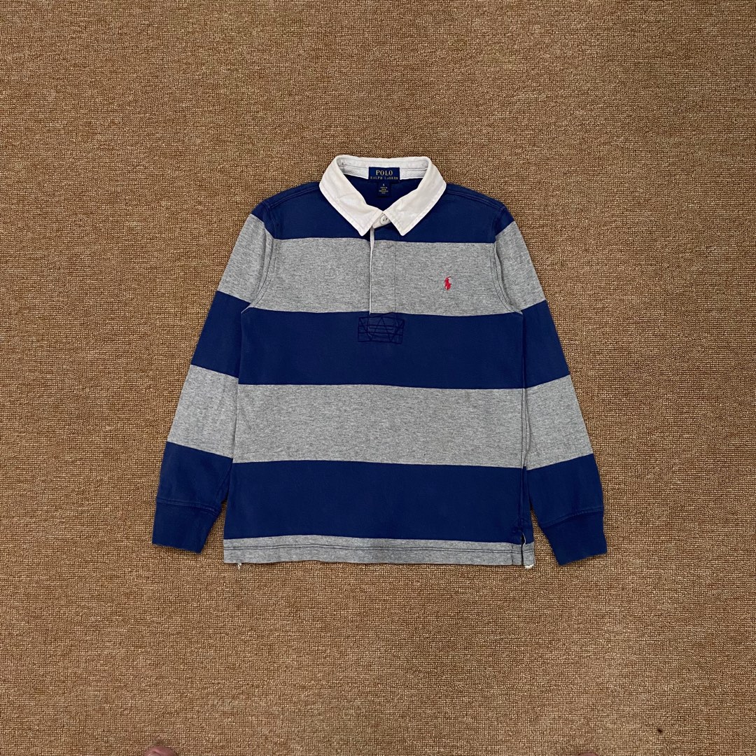Polo Ralph Lauren Rugby Long Polo Shirt, Bayi & Anak, Baju Anak Laki ...