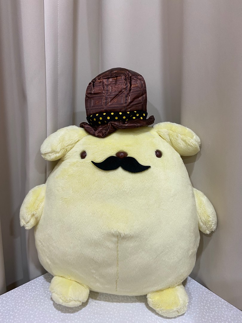 Pompompurin Mustache Plush, Hobbies & Toys, Collectibles & Memorabilia ...