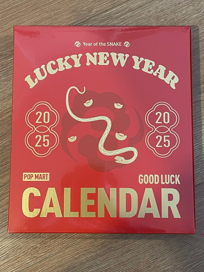 pop mart calendar 2025, 興趣及遊戲, 玩具 & 遊戲類 - Carousell