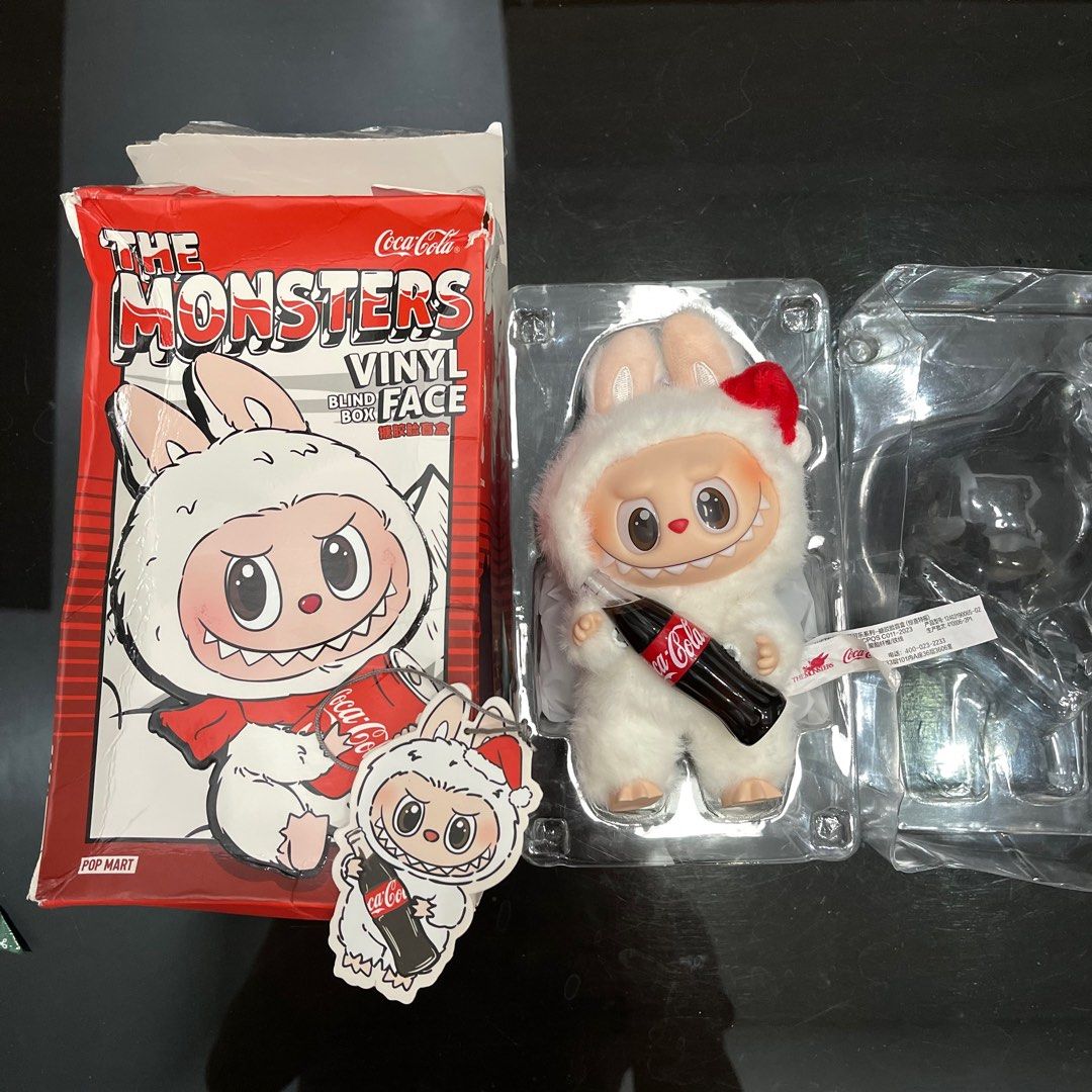 POPMART LABUBU COCA COLA plush keychain standing ORIGINAL AUTHENTIC ...