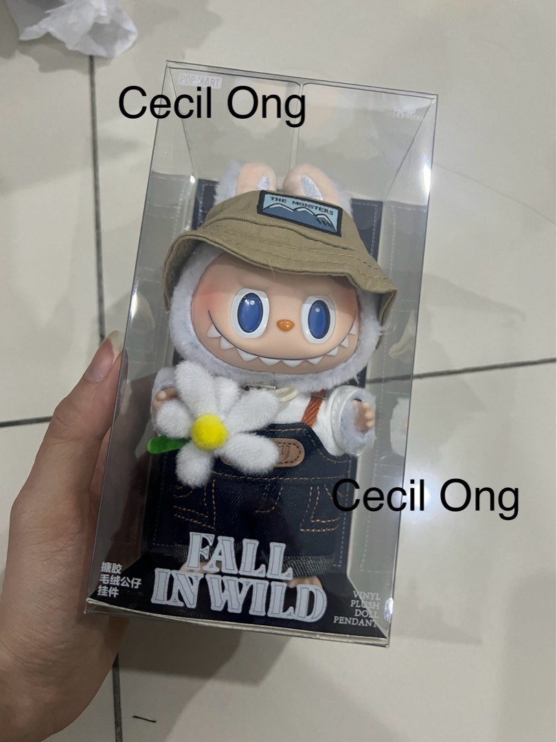 Popmart Labubu Fiw Fall in Wild Pendant Plush toys, Hobbies & Toys ...