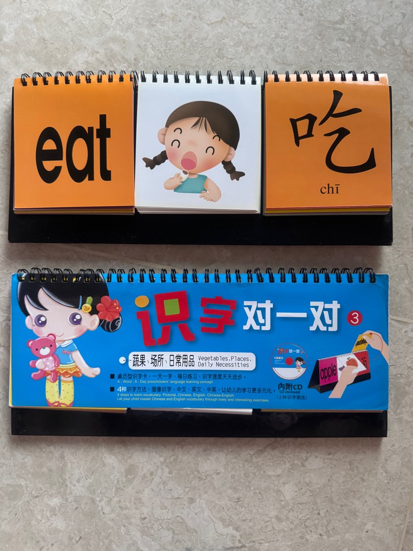 Pre-School Chinese Vocabulary Flashcards, Hobbies & Toys, Books ...