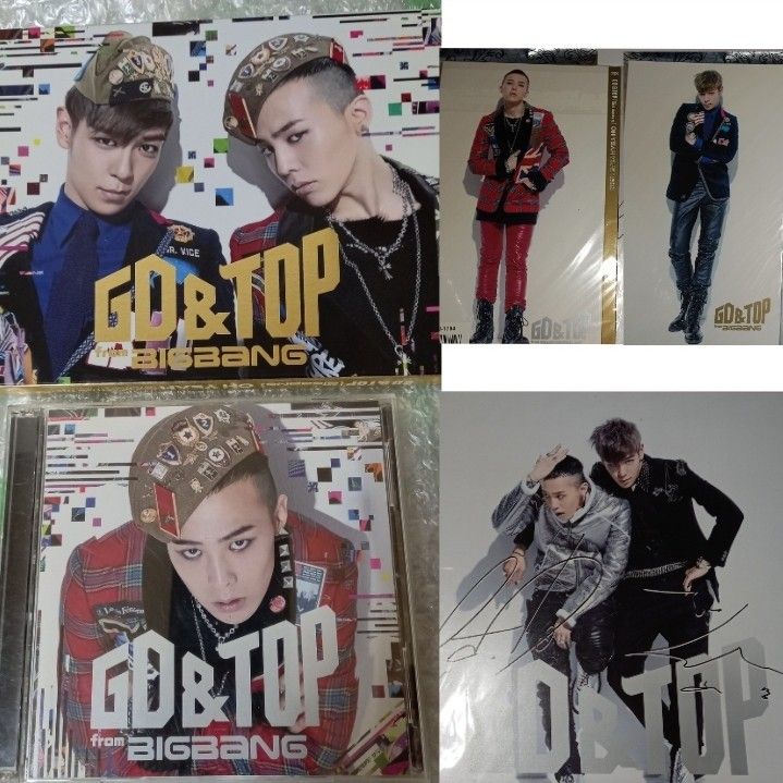RARE SET OF BIGBANG GD&TOP JAPAN ALBUMS W/ PREORDER POB LIMITED EDITION ...