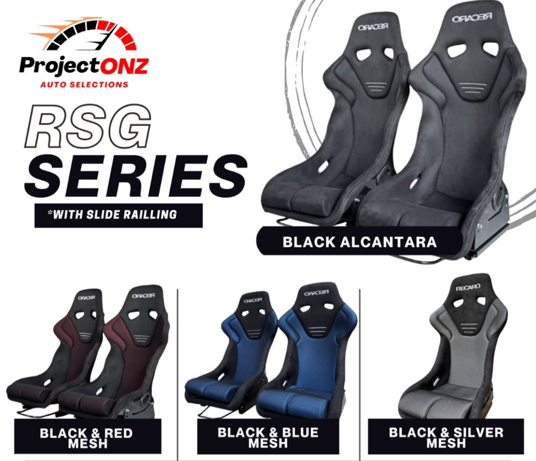 Recaro RSG Series Full Bucket Seat, Car Accessories, Accessories on ...