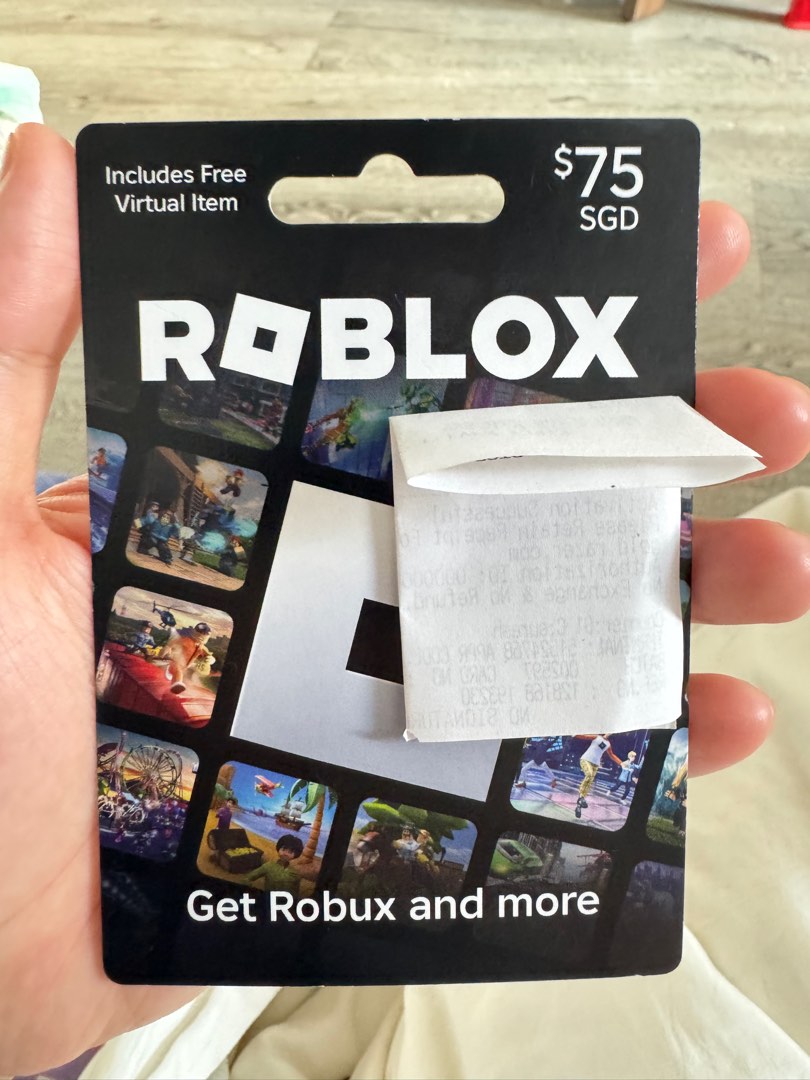 Roblox Robux $75, Video Gaming, Gaming Accessories, Game Gift Cards ...