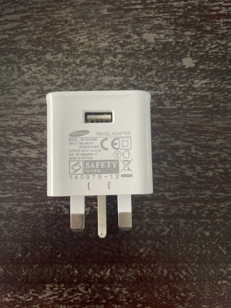 Samsung Original travel adapter, Mobile Phones & Gadgets, Mobile ...