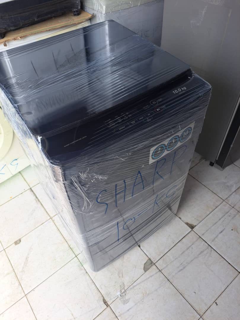 SHARP 10kg full autocratic washing machine one month warntey ada, TV ...