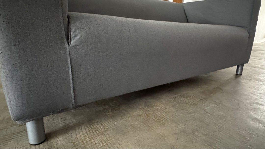 Sofa Klippan Ikea, Grey, 2-seat Sofa, Furniture & Home Living, Furniture, Sofas on Carousell