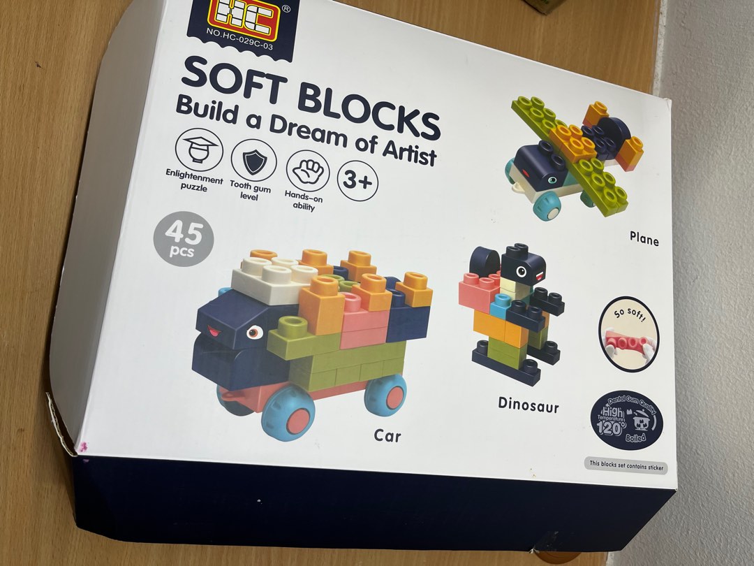 Soft blocks Big Lego Babies, Hobbies & Toys, Toys & Games on Carousell