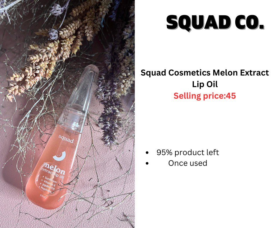 squad cosmetics Melon Lip Oil, Beauty & Personal Care, Face, Makeup on ...