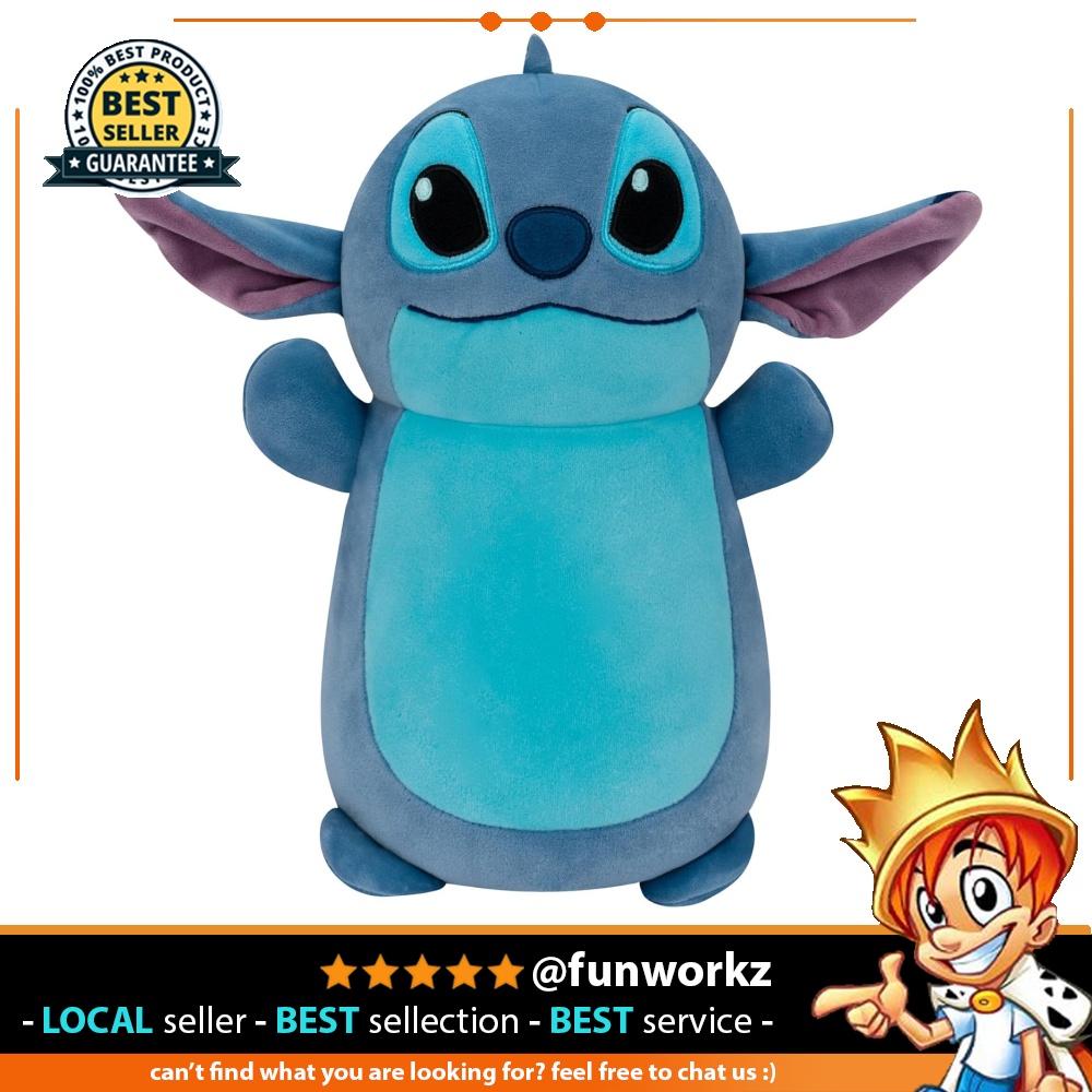Squishmallows Disney Original 10-Inch Stitch HugMees - Medium-Sized ...